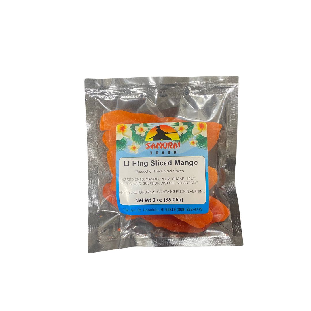 Li Hing Sliced Mango 3oz – Samurai Inc